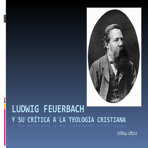 Ludwig feuerbach | PPT