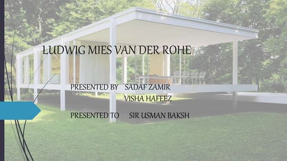 Farnsworth house | PDF
