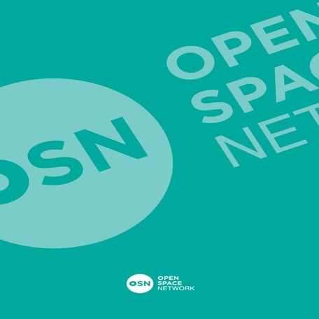 Brochure Osn Open Space Network Ppt