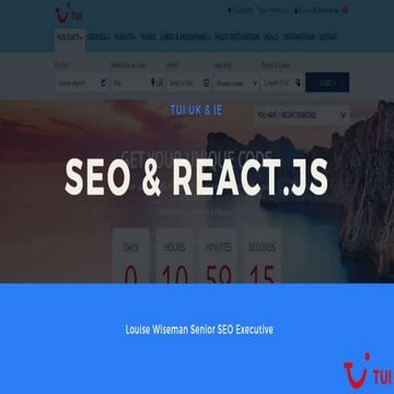 React.js & SEO - A Use Case Study | PPTX