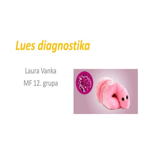 Lues diagnostika (2) | PPT
