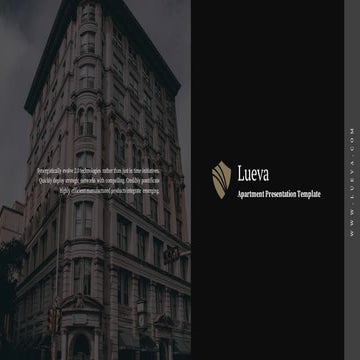Lueva Presentation : Dark Color Theme | PPT