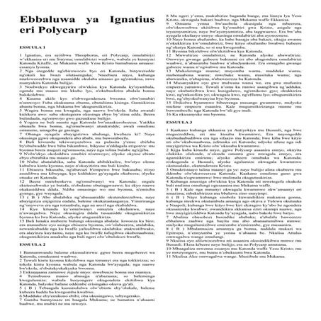Luganda - The Epistle of Ignatius to Polycarp.pdf