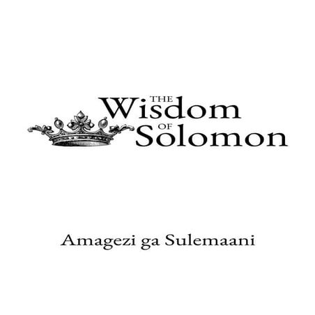 Luganda - Wisdom of Solomon.pdf