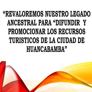lugares turísticos del distrito y provincia de Huancabamba, región ...