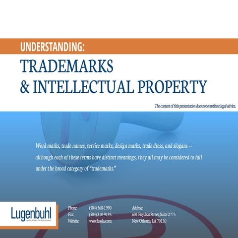 Understanding Trademarks & Intellectual Property | PDF