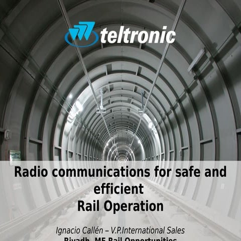 Radio communications for safe and efficient Rail Operation | PDF