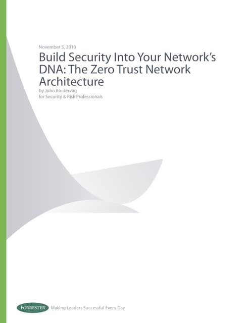 ZERO-TRUST ARCHITECHTURE IN CYBER SECURITY | PPTX | Internet | Computing