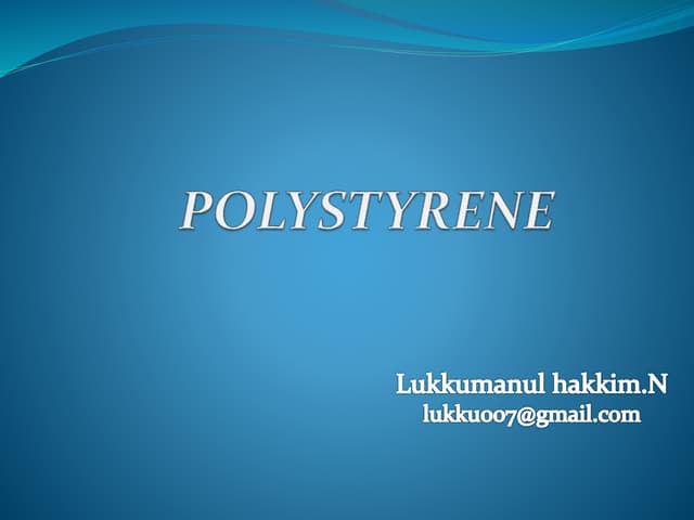 Manufacture of polyvinyl chloride | PPTX