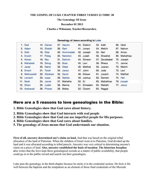 Luke 1 1 4 #42 1 outline 02 19 12 | PDF