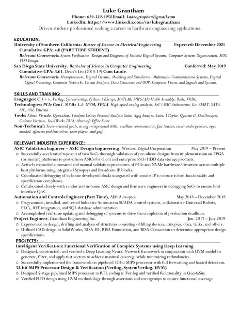 Resume | PDF