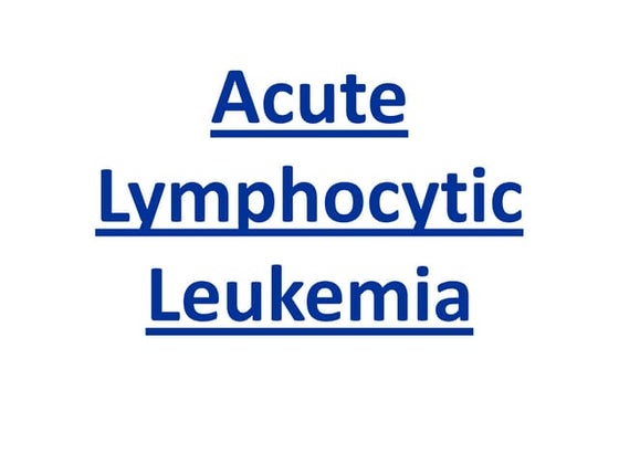 Leukemia | PPT