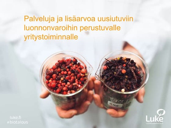 Biotaloudesta Suomen valttikortti | PPT