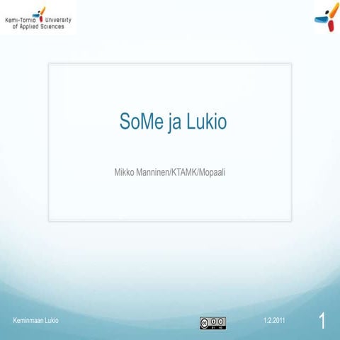 Lukio&some | PPT