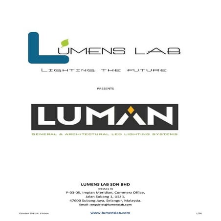 Luman Catalogue 2012 | PDF