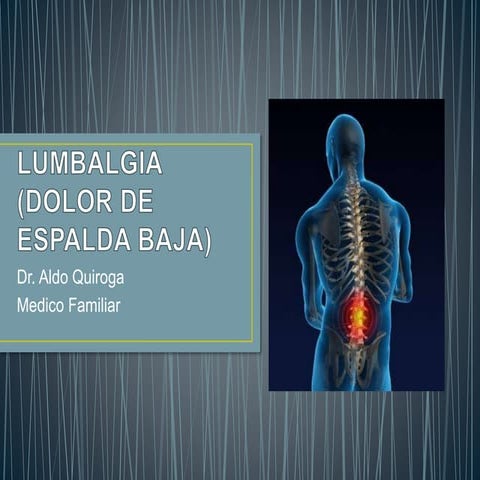 Lumbalgia | PPTX