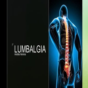 6.1-Lumbalgia epidemiologia, clinica y tratamiento.ppt