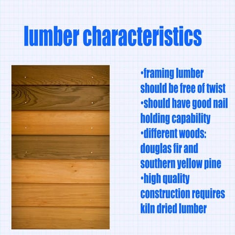 lumber characteristics | PPT