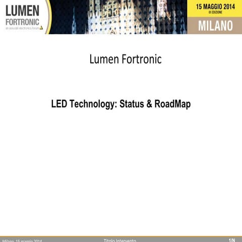 Lumen - Alba Elettronica | PPT