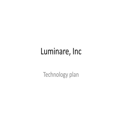 Luminare, inc | PPTX