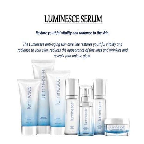 LUMINESCE SERUM | PPTX