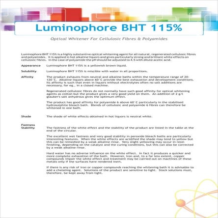 Luminophore bht | PDF
