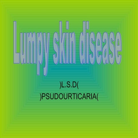 Lumpy skin disease | PPT