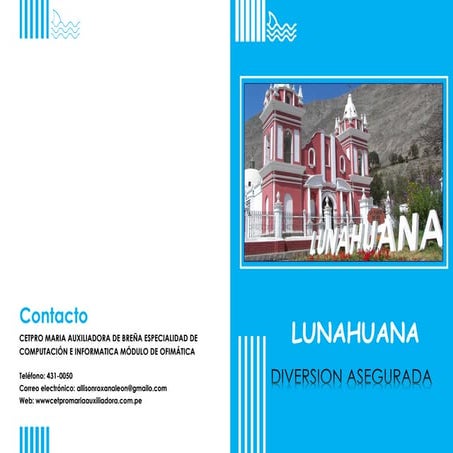 FOLLETO Lunahuana | PDF