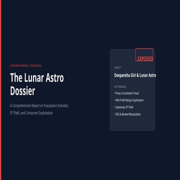 Exposing Digital Deception in Online Astrology: The Lunar Astro Scam ...
