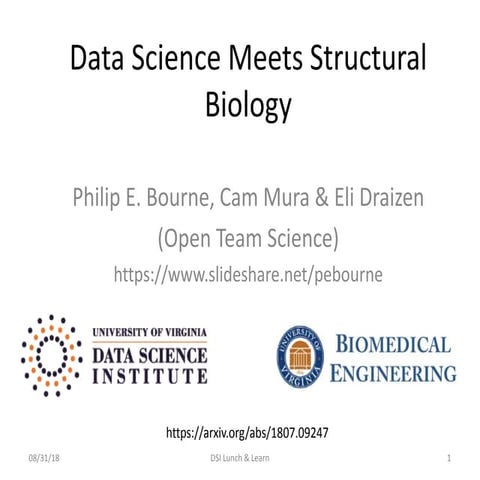Data Science Meets Structural Biology | PPT