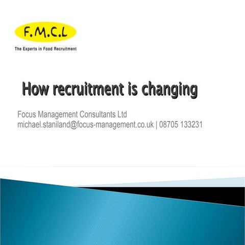 Lunch!: looking at the future of Food Recruitment. | PPT