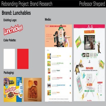 Lunchables rebranding | PPT