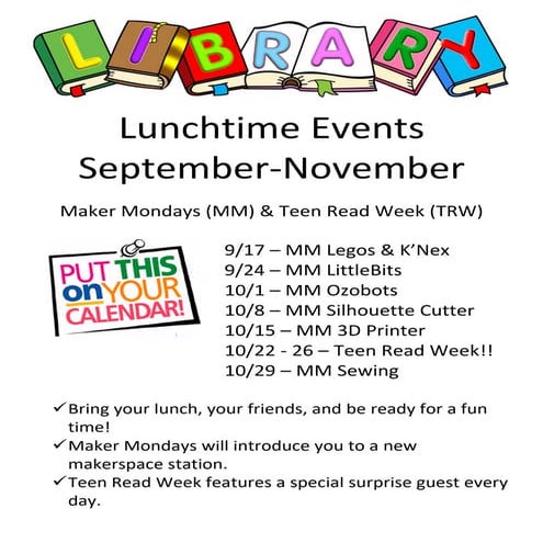 Lunchtime Events 2018 | PDF