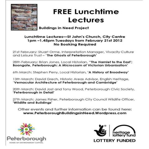 Lunchtime lecture | PPT