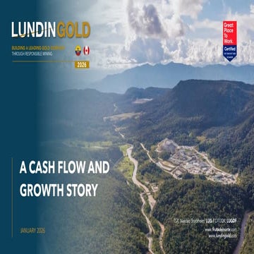 Lundin Gold - January 2026 Corporare Presentation | PDF