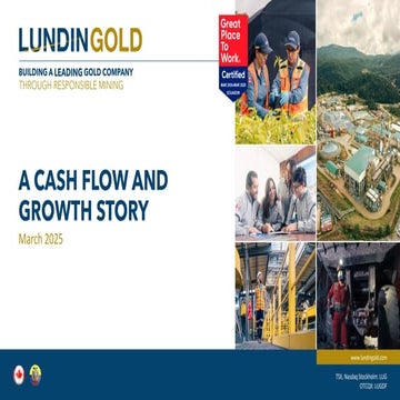 Lundin Gold Corporate Presentation March 2025 | PDF