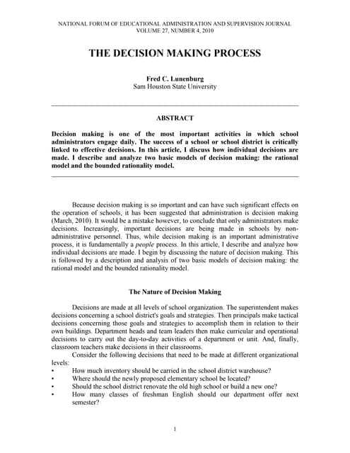 Decision making skills | PPTX