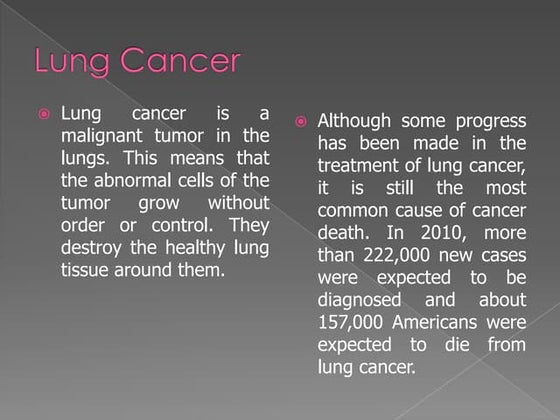 7 Things to Know about Non-Small Cell Lung Cancer | PDF