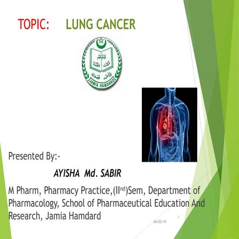 Lung cancer | PPT