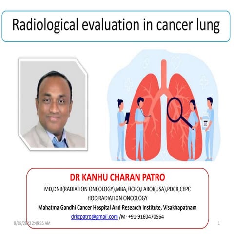 IMAGING IN LUNG CANCER | PPTX