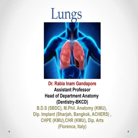 Lungs and clinical Correlations By Dr Rabia Inam Gandapore.pptx