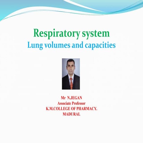 Lungs volume and Capacities | PPTX