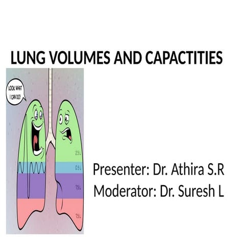 Lung volume and capacities | PPTX