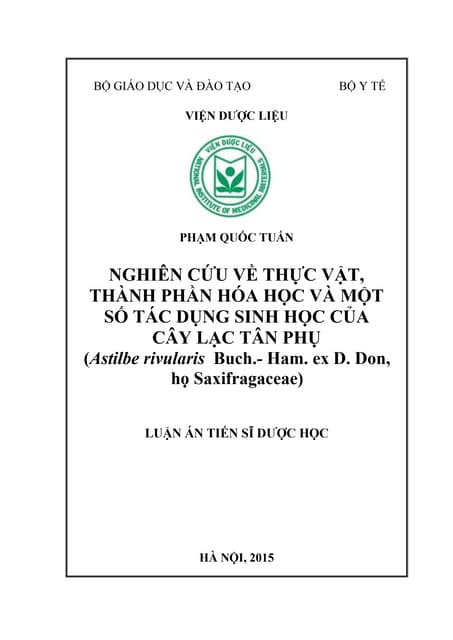 thuoc phe quan truong dai hoc y duoc tp hcm | PPT