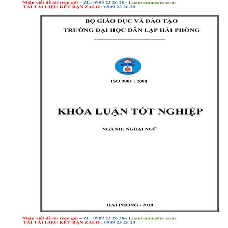 Luận Văn A Study On Denotation And Connotation In English.doc