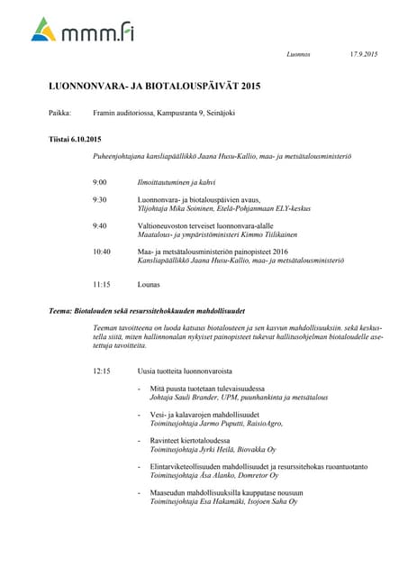 Luke Circles Oulu -ohjelma | PPT