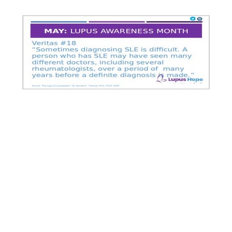 Lupus Awareness Month | PDF