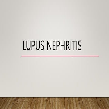 lupus nephritis.pptx