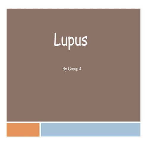 Lupus Ppt | PDF