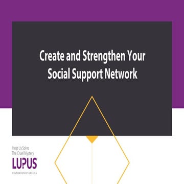Create and Strengthen Your Social Support Network | PDF